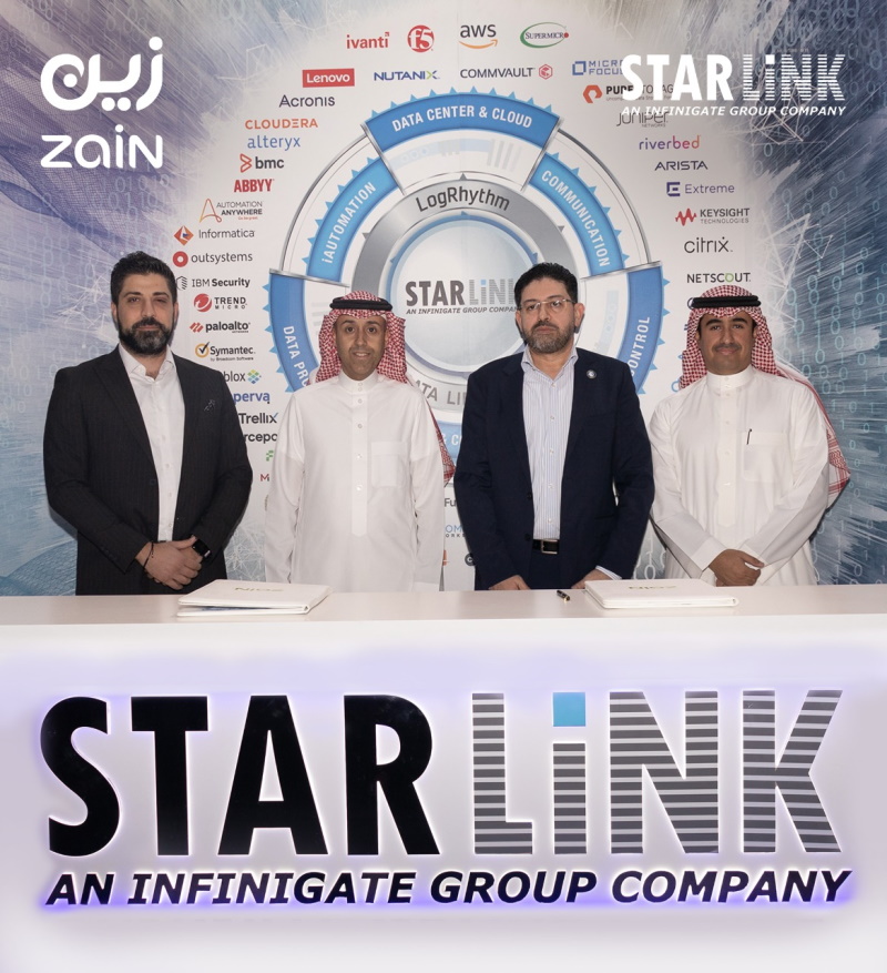 Zain KSA signs a MoU with StarLink to provide innovative and secure cloud computing solutions ...